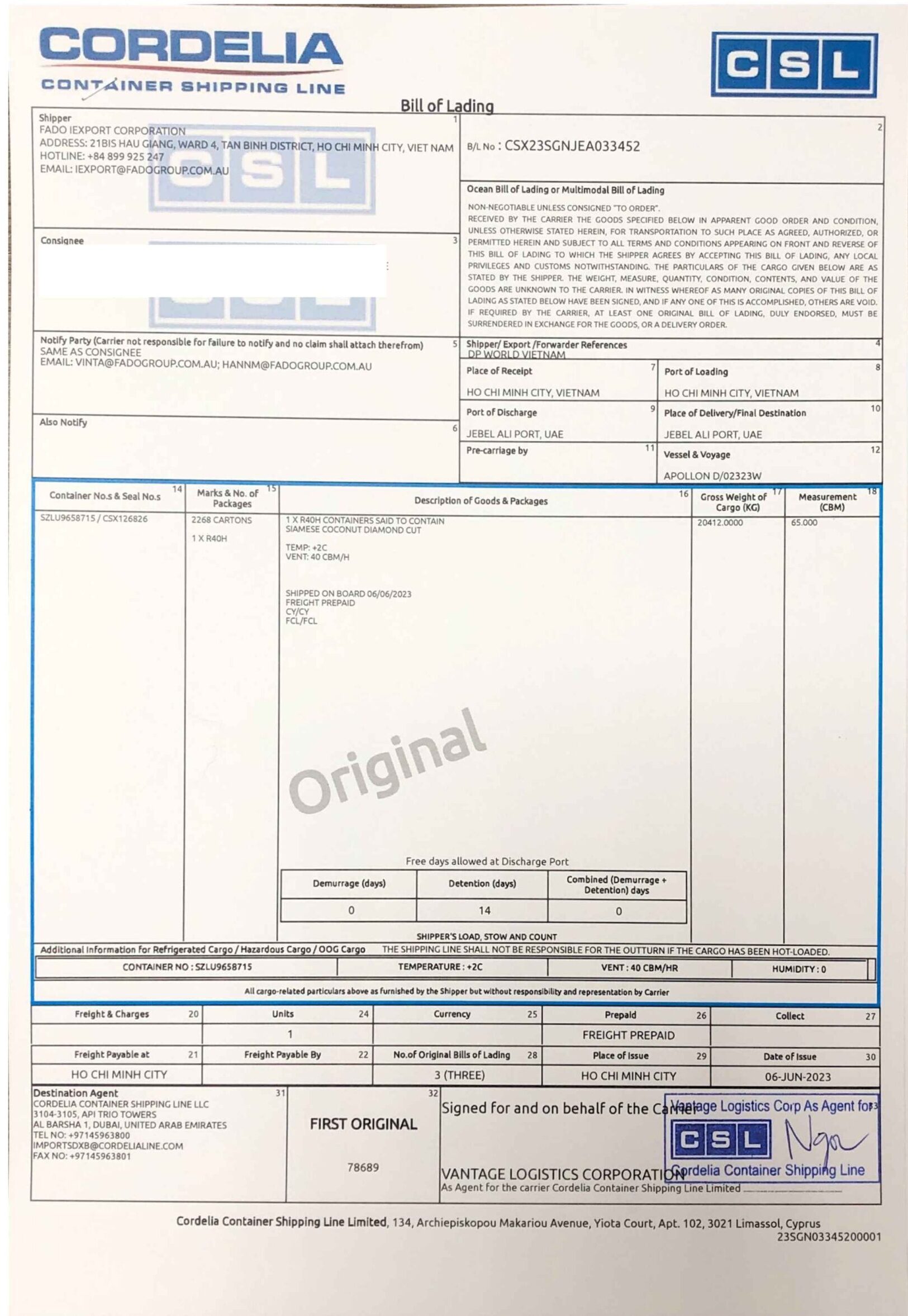 Fado IExport : Fresh Coconut Source, Premium B2B Coconut